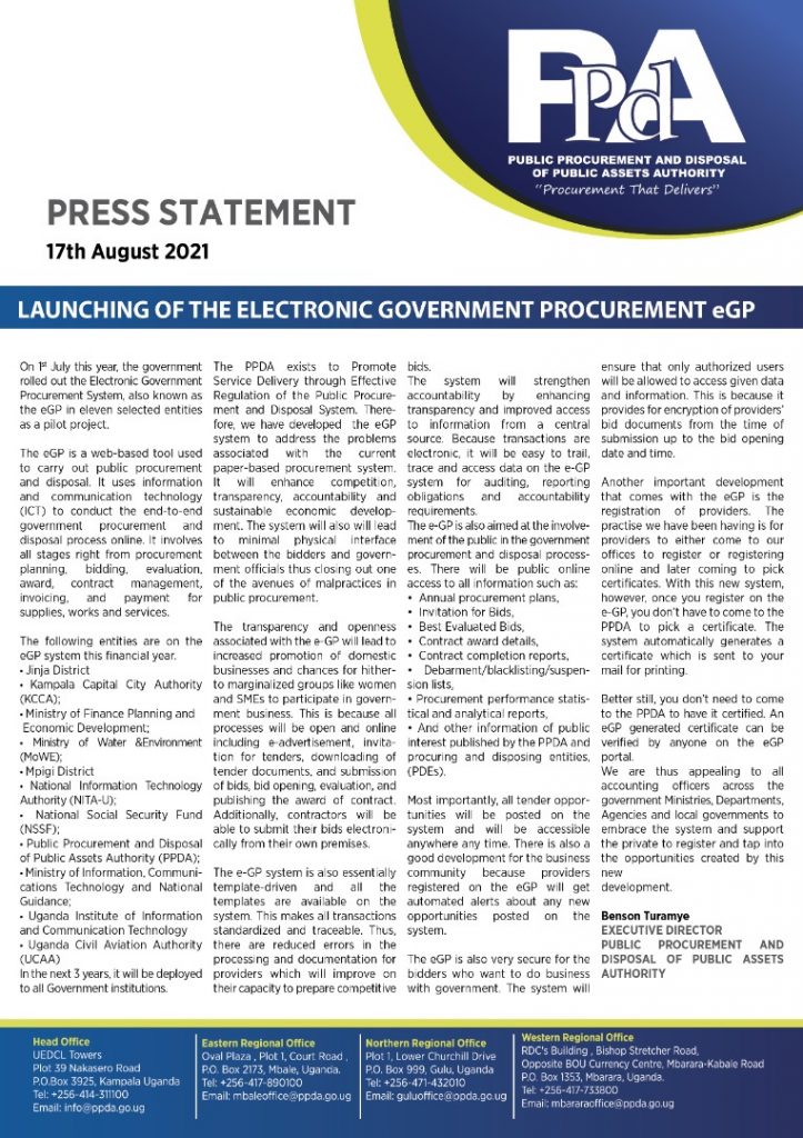 PPDA Meets Procurement Professionals – The Public Procurement and ...
